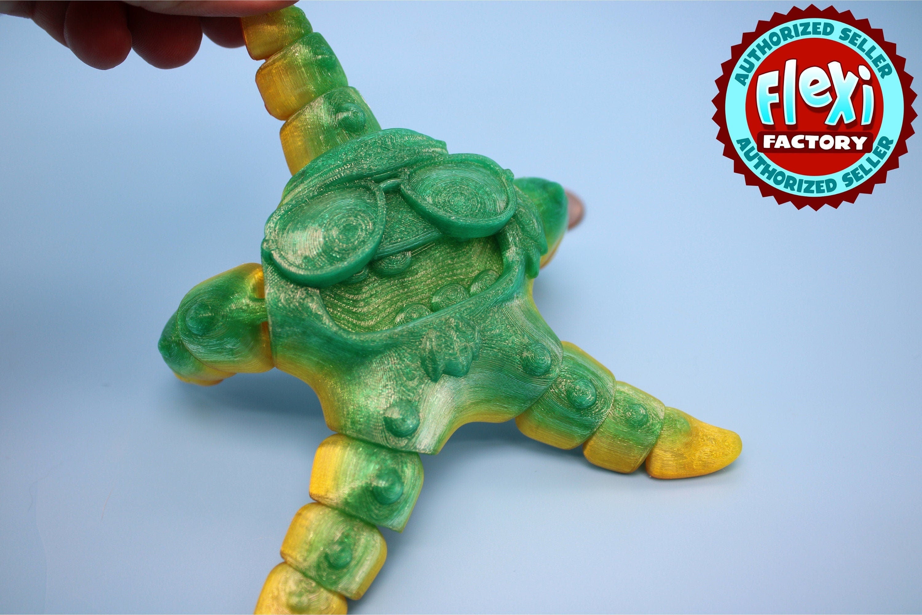 Flexible Rainbow Rock Starfish | Cute Flexi Toy | Articulating Starfis