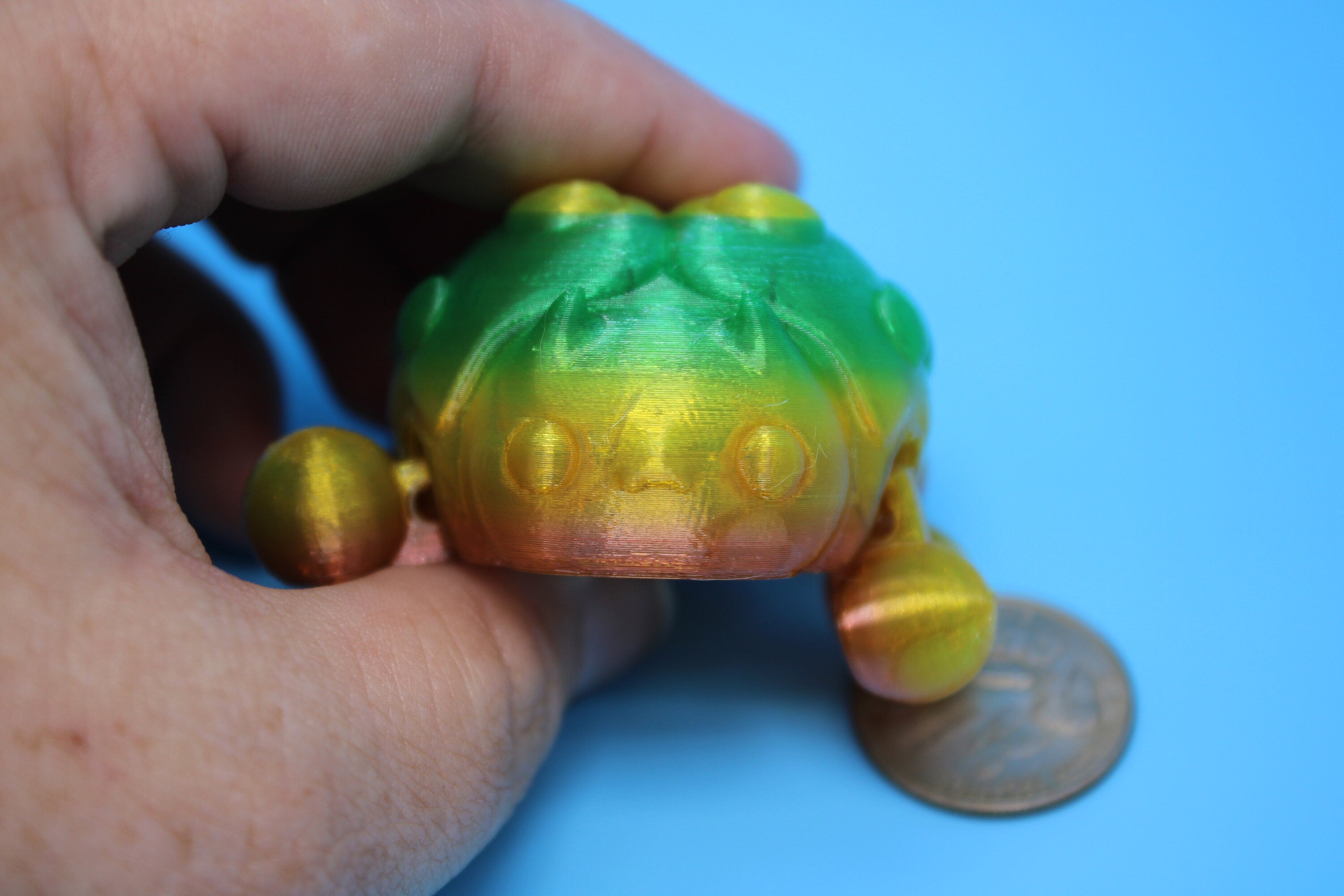 Flexible Ladybug | 3D Printed Cute Ladybug | 3 inches | Friendly Bug