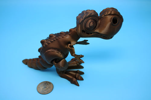Flexi T-Rex -Brown | *Available on request | Articulating | 3D Printed