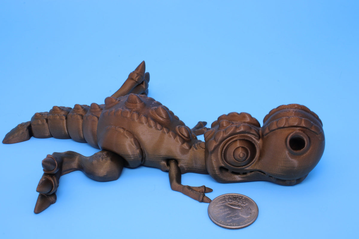Flexi T-Rex -Brown | * Available on request Articulating | 3D Printed