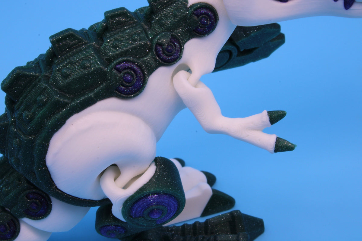 Flexi T-Rex | Articulating | 3D Printed | Tyrannosaurus | Super Cute D