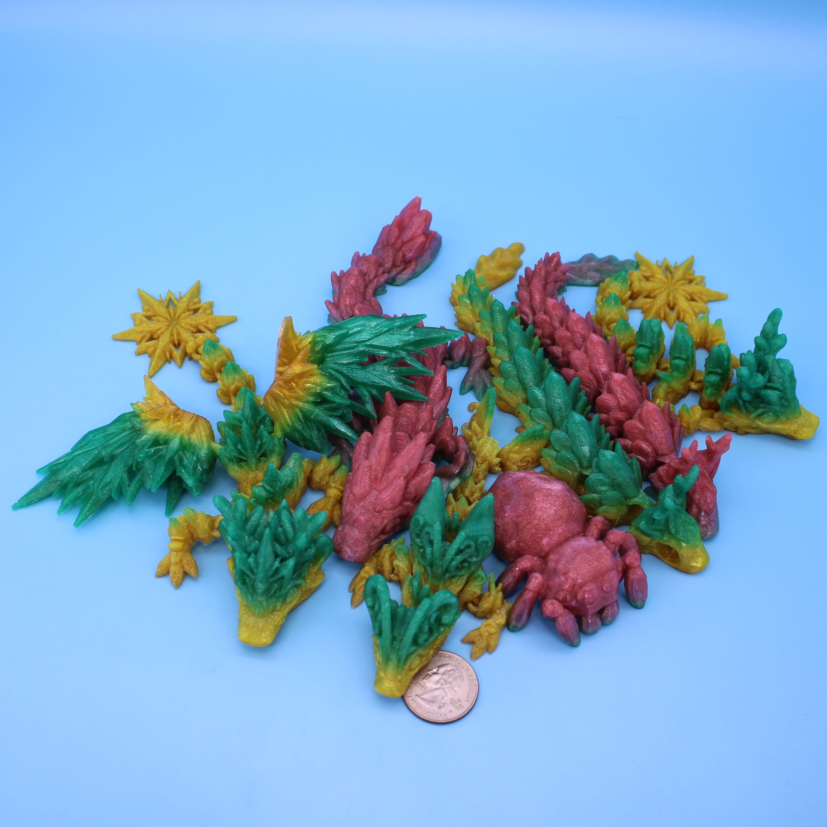 TPU Dragons & Spider!