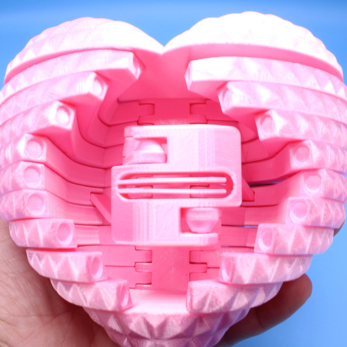 Articulated Open Heart Proposal 3D Printed
